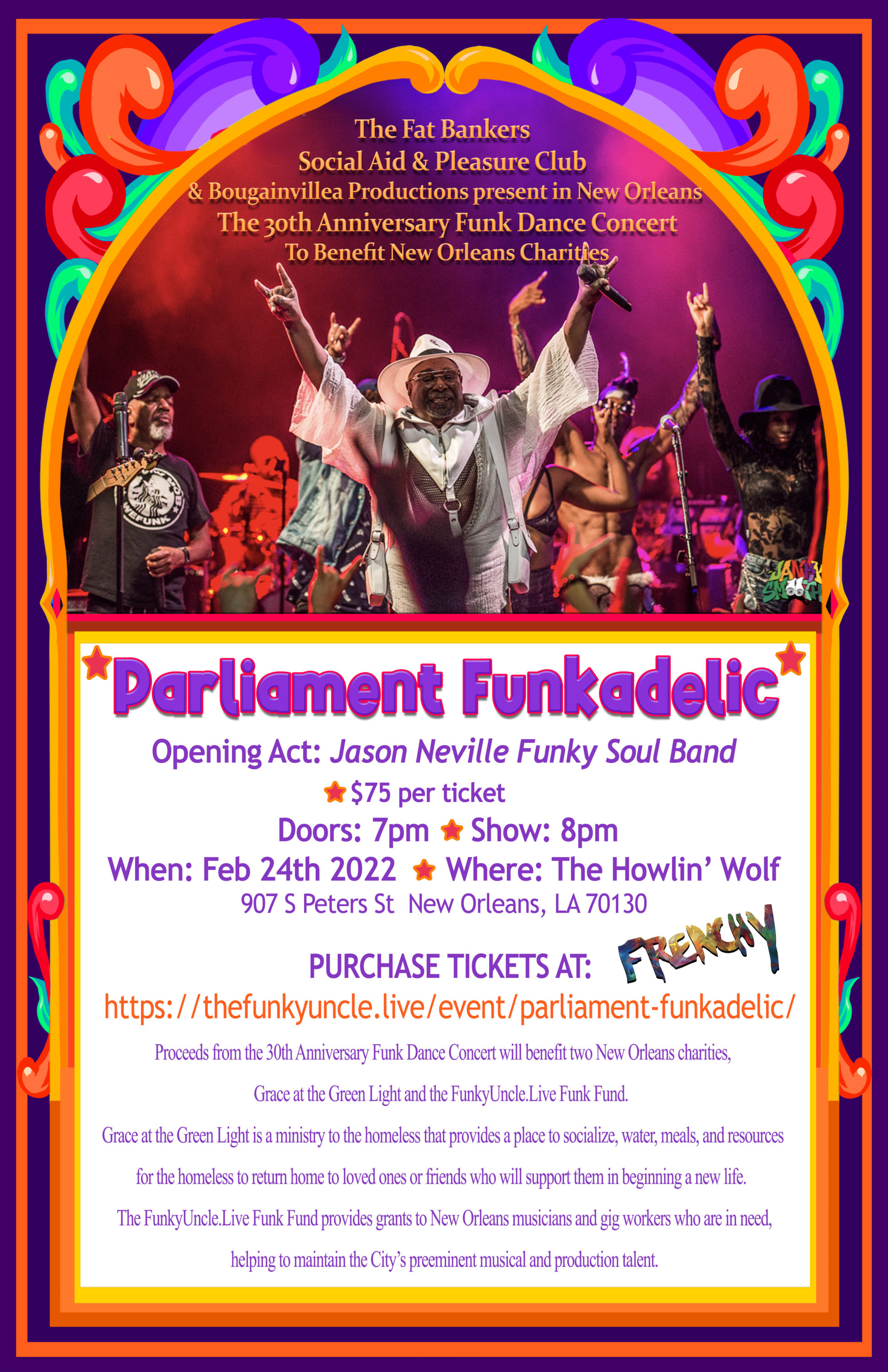 Parliament Funkadelic LIVE at The Howlin' Wolf