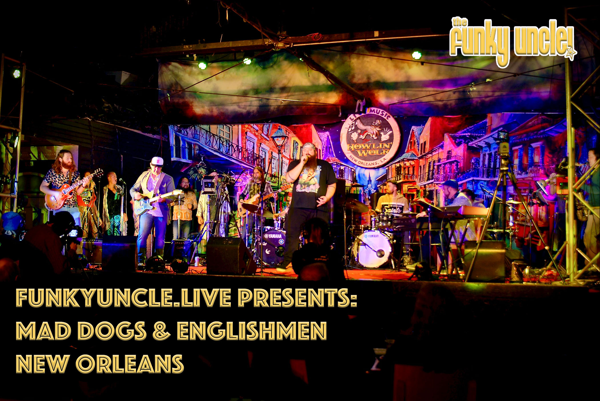 Colin Davis Presents Mad Dogs and Englishmen New Orleans LIVE at the Funky Uncle!